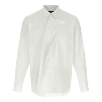 Comme Des Gar&ccedil;ons Chemise &agrave; panneaux asym&eacute;triques - Homme - Chemises - Blanc - Taille: L
