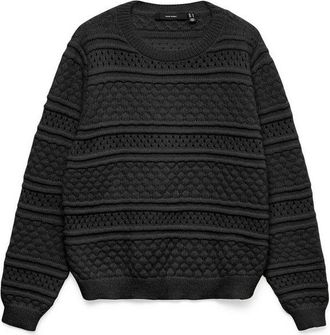 Vero Moda Strickpullover VMLEO LS O-NECK PULLOVER BF
