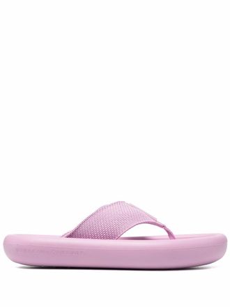 Stella McCartney tongs Air &agrave; plateforme - Violet