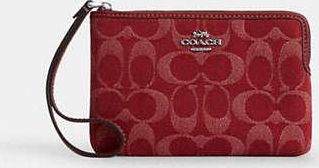 Coach Tasche Aus Signature-Denim Mit Handschlaufe Und Rundumrei&szlig;verschluss