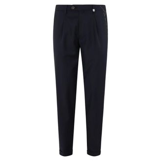 Myths Blaue Woll-Cordura-Hose mit Taillenschlaufen - - Trousers - Herren - Blau - 3XL
