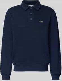 Lacoste Regular Fit Sweatshirt aus reiner Baumwolle