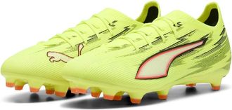 Puma Unisex Ultra 6 PRO FG/AG Fu&szlig;ballschuh, Yellow Alert Black-Glowing Red-Lime Squeeze, 39.5 EU, Yellow Alert PUMA Schwarz Leuchtend rot Lime Squeeze, 40 