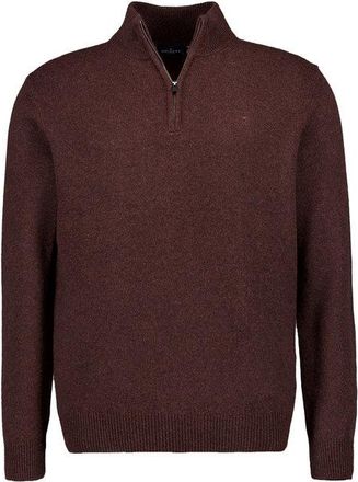 Hackett Herren Troyer braun Lammwolle unifarben