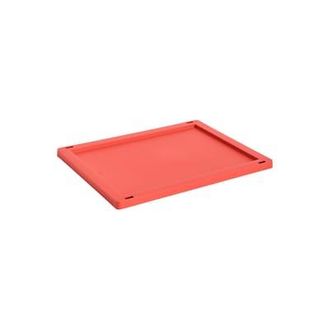 HAY Couvercle Colour Crate - Rouge - Polypropylène recyclé - Designer Hay Studio