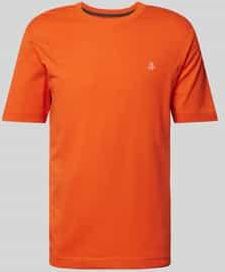 Marc O'Polo Regular Fit T-Shirt aus reiner Baumwolle mit Logo-Print