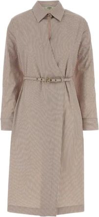 Fendi Damen, Kleider, Grau, XSGr&ouml;&szlig;e