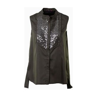 High Top S50188 - - Blouses & Shirts - Damen - Gr&uuml;n - S