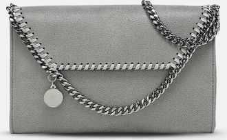 Stella McCartney Falabella Wallet Crossbody Bag, Woman, Grey