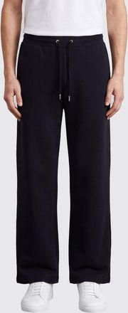 Ami Pantalon de jogging en coton &agrave; jambe droite avec logo brod&eacute;