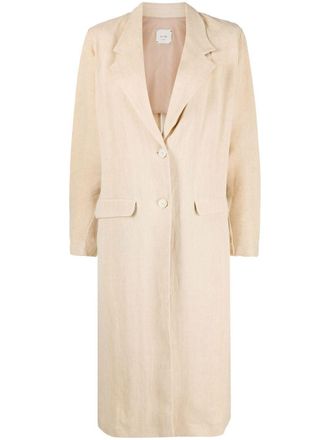Alysi manteau à boutonnage simple - Tons neutres