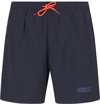 Napapijri Herren Badeshorts blau Mikrofaser unifarben