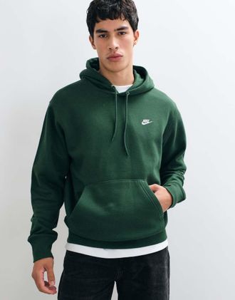 Nike Club Kapuzenpullover in Gr&uuml;n