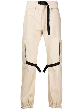 Off-white Cargohose mit Schnallenverschluss - Nude