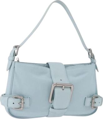 Bottega Veneta Sac bandouli&egrave;re vintage Pre-owned - Femme - Pre-owned - Bleu - Taille: ONE Size