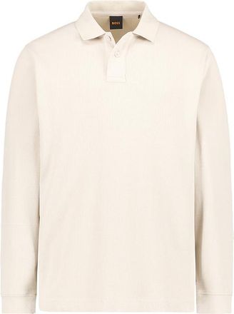 Boss Orange by Hugo Boss BOSS Orange Herren Polo-Shirt beige Baumwolle