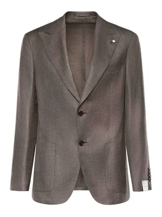 Luigi Bianchi Mantova Blazer - Taupe