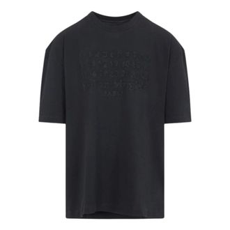 Maison Margiela Homme, Tops, Gris, Taille: M T-shirt en coton