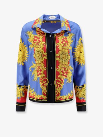 Versace Multicolor silk shirt - VERSACE - gender_Woman
