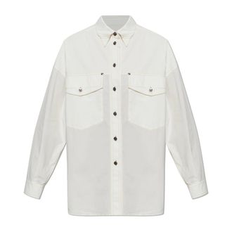 Versace Hemdbluse - - Blouses & Shirts - Damen - Wei&szlig; - M