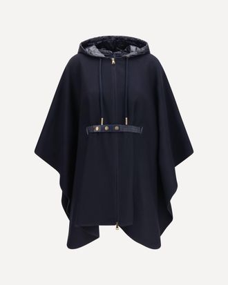 Moncler Padded wool blend Cape Female UNI