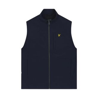 Lyle & Scott Softshell Gilet - - Jackets - Herren - Blau - XS