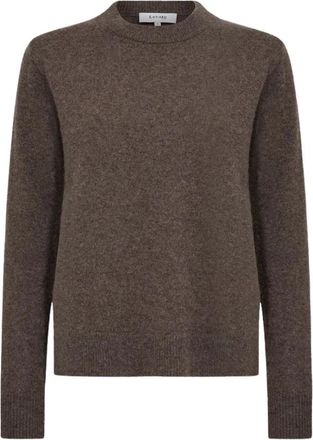 Levete Room Eloise 2 Rundhals Strickware - - Knitwear - Damen - Braun - S