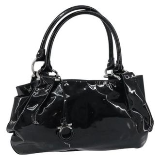 Ferragamo Pre-owned Handtasche aus beschichtetem Canvas - - Pre-owned - Damen - Schwarzk - ONE SIZE