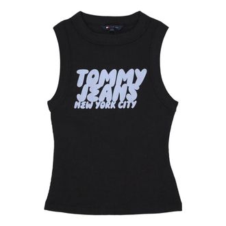 Tommy Hilfiger Femme, Tops, Noir, Taille: 38 FR Débardeur Bubble