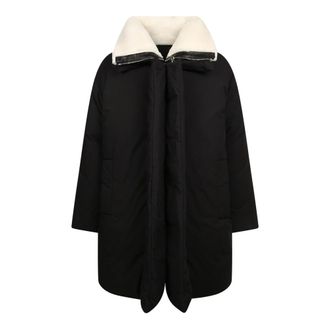 Givenchy Schwarze Jacke mit abnehmbarem Shearling-Kragen - - Coats - Herren - Schwarzk - M