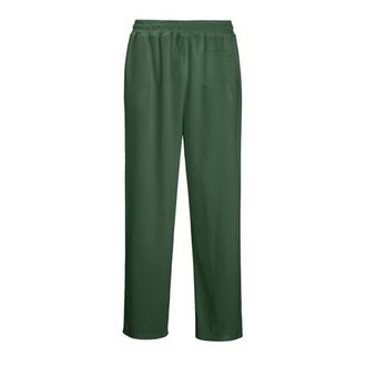 Generic Pantalon de jogging pour homme, taille &eacute;lastique, jambes larges, d&eacute;contract&eacute;, ample, avec poches, pantalon de jogging pour homme UK, Vert noir, 3XL