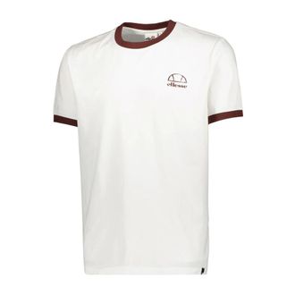 Ellesse Wei&szlig;es Logo-T-Shirt Frischt Deinen Look Auf - - Tops - Herren - Wei&szlig; - M