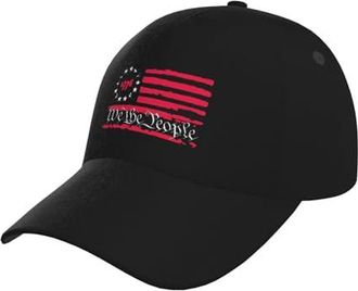 Generic Chapeau De Baseball Nous, Le Peuple, Drapeau des &Eacute;tats-Unis De 1776 Chapeau De Sport Respirante L&eacute;g&egrave;re Casquette Sandwich, pour Ext&eacute;rieur, Sport, Gar&ccedil;