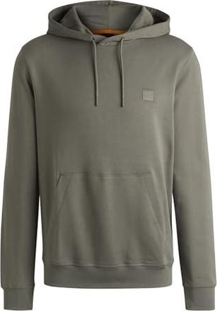 BOSS Hommes Wetalk Sweat &agrave; Capuche Regular en Molleton de Coton avec Patch logot&eacute;