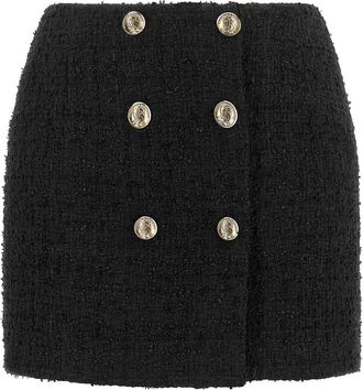 Balmain Mini Jupe - Noir