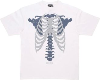 Phobia Archive Homme, Tops, Blanc, Taille: XL Skeleton Print Tee