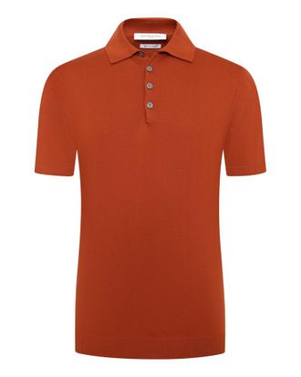 Daniele Fiesoli Softes Strick-Poloshirt aus Gizah-Baumwolle in