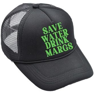 Generic Chapeau de camionneur tendance dr&ocirc;le et mignon graphique country tequila bi&egrave;re chapeau femme homme motif ombrero voiture, Noir, M
