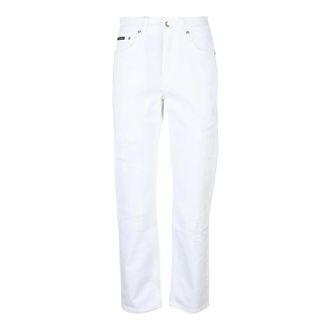 Dolce & Gabbana High Waist Jeans mit Rei&szlig;verschluss - - Jeans - Damen - Wei&szlig; - S