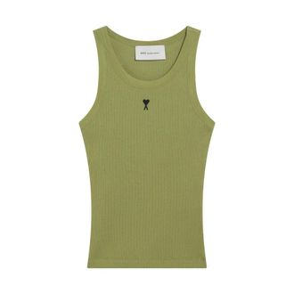 Ami Femme, Tops, Vert, Taille: 42 FR D&eacute;bardeur De Coeur