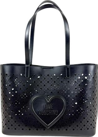 Love Moschino Femme, Sacs, Noir, Taille: ONE Size Traforato Shopping