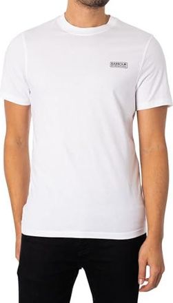 Barbour Homme T-Shirt Ajusté À Petit Logo, White/Black, L