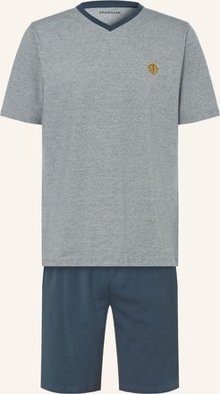 Schiesser Shorty-Schlafanzug 95/5 blau