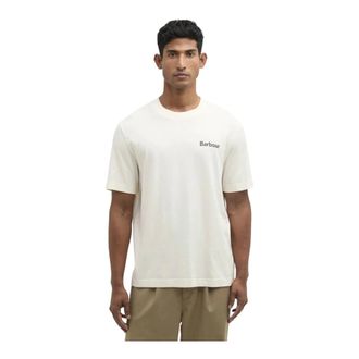 Barbour Packling Graphic T-Shirt - - Tops - Herren - Beige - XL