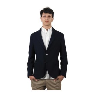 Barba Dynamische blaue Baumwolljacke f&uuml;r M&auml;nner - - Jackets - Herren - Blau - 3XL