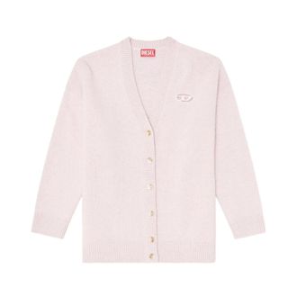 Diesel Chunky Cardigan - - Knitwear - Damen - Rosa - S
