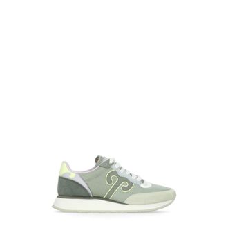Wushu Ruyi Gr&uuml;ne Leder-Sneakers mit Ruyi-Logo - - Shoes - Damen - Gr&uuml;n - 37 EU