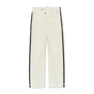 Marni Femme, Pantalons, Beige, Taille: 34 FR Pantalon Droit &agrave; Jambes Larges