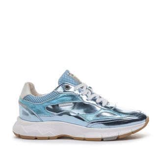Van Bommel Sportliche LightBlue Metallic Sneakers - - Shoes - Damen - Blau - 37 EU