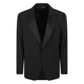 Lardini Soiree Smoking Jacket - - Jackets - Herren - Schwarzk - 2XL